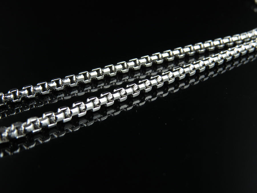 Men's Genuine 10K White Gold Puffed Rolo Chain Necklace 24-34 Inches ...