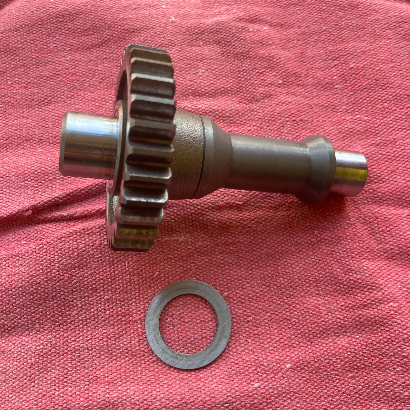 89 - 90 Suzuki Quadsport 250 LT250S reverse idler idle shaft and gear ...