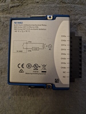 National Instruments NI 9482 Relay Output Module 4 Channel FREE ...