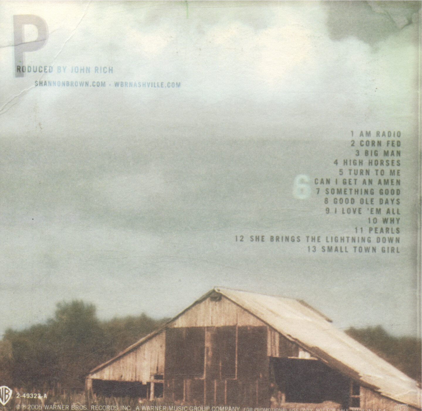 Shannon Brown - Corn Fed CD Card Sleeve | eBay UK