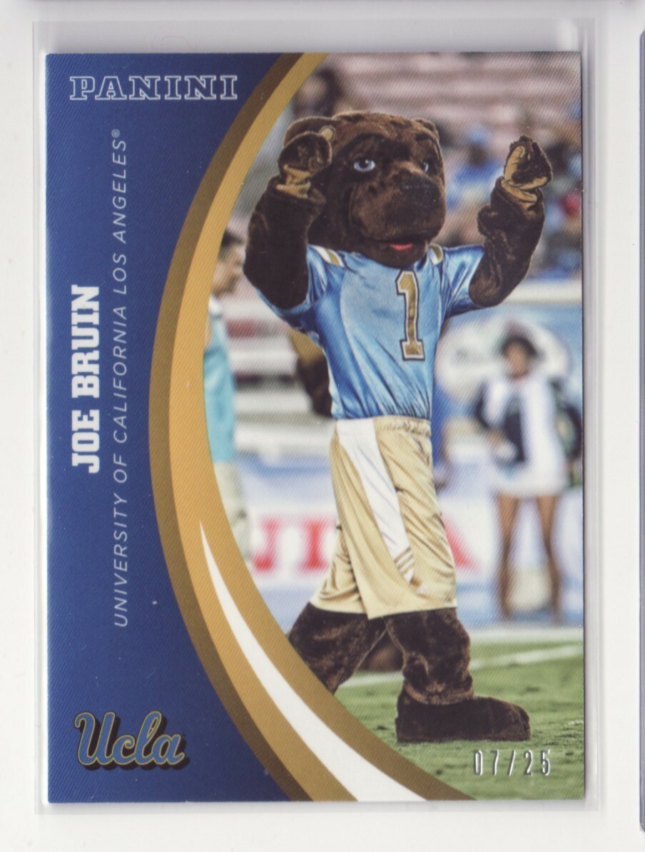 2015 Panini Collegiate UCLA Gold #1 Mascot /25 Joe Bruin - Flat S/H | eBay