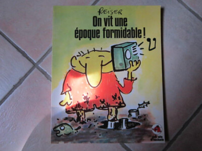 REISER ,ON VIT UNE EPOQUE FORMIDABLE ,TBE 181,CHARLIE MENSUEL,HARA KIRI ...