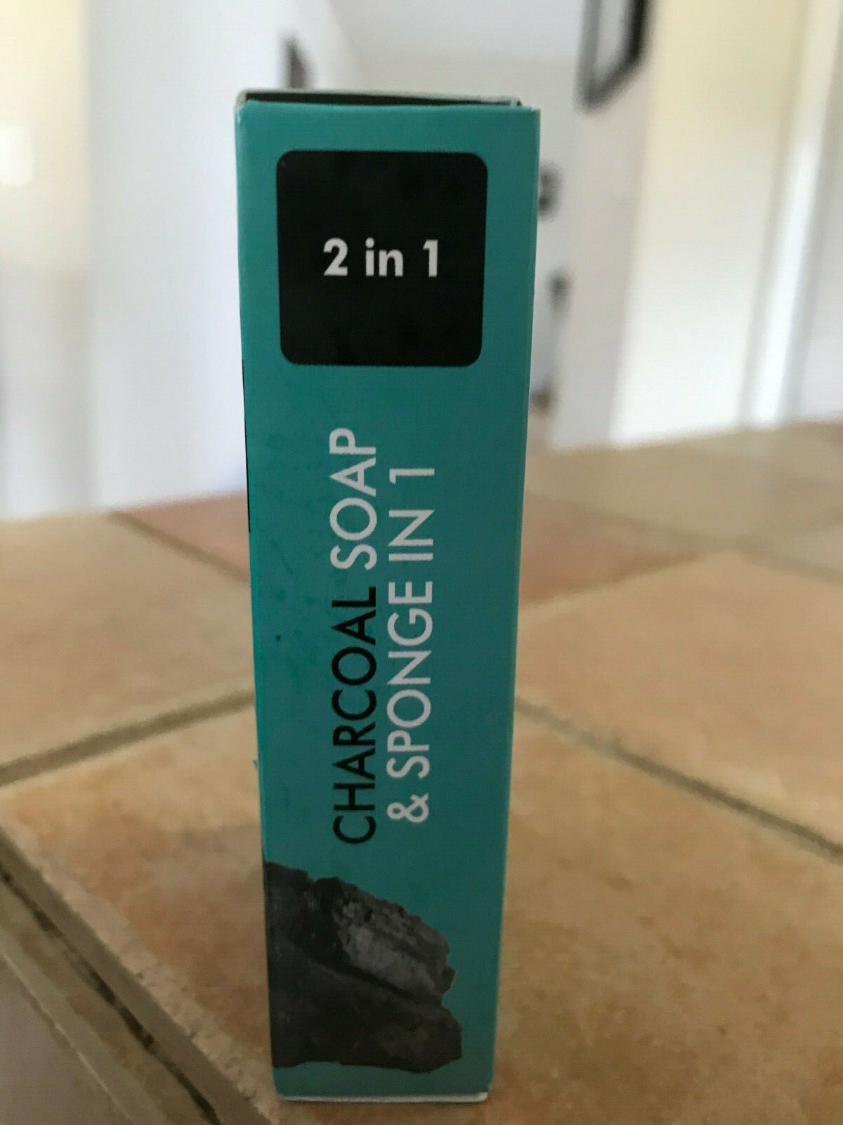 Spa April Charcoal Soap & Sponge in 1 Exfoliation Skin Detox Exfoliante ...