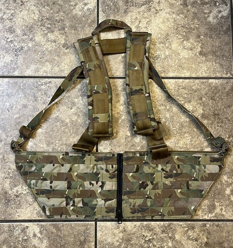 T3 GEAR Split Zip Chest Rig MOLLE Multicam Rhodesian Recon Trident ...