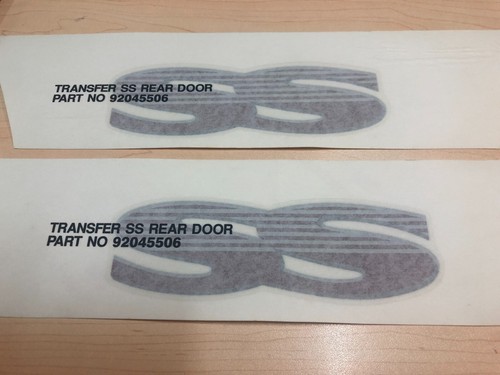 Holden Rear Door SS Transfer Sticker VR Commodore | eBay Australia