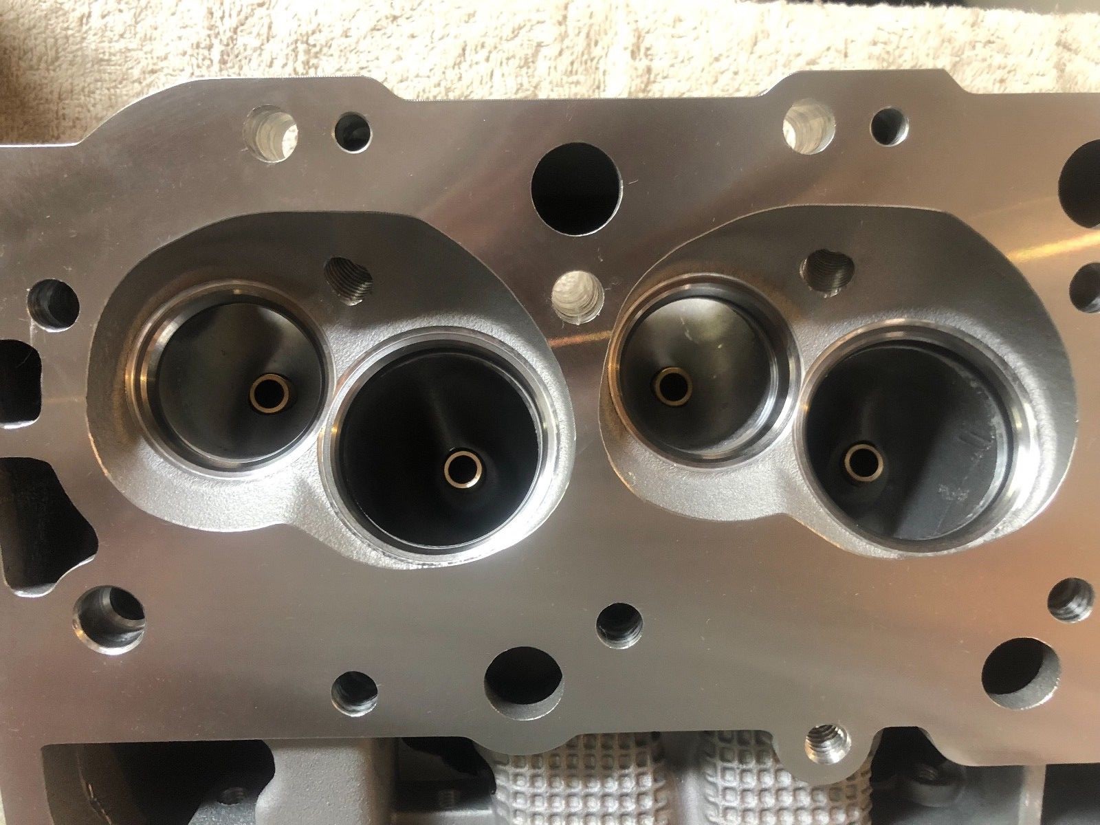 Chevy 396 427 454 496 502 BBC Pair (2) Bare Aluminum Heads Oval Port ...