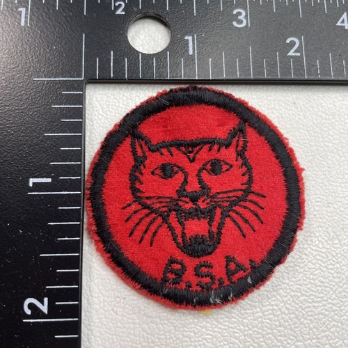 Vintage Cut-edge Embroidered Felt BOBCAT PATROL MEDALLION Boy Scouts Patch 20SD | eBay