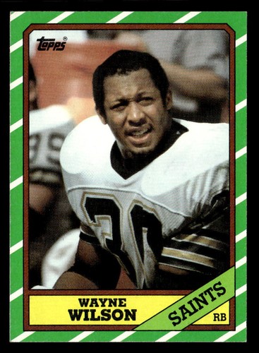 Wayne Wilson 1986 Topps Card #341 New Orleans Saints | eBay