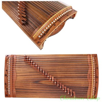 32" 21-String Guzheng Portable Chinese Musical Instrument Zither Harp ...