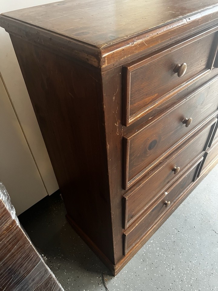 SOLID CONSTRUCTION, Pine Wood Dresser. 25 Yrs Old In Perfect Working ...
