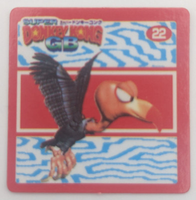 Mini Necky 22 Super Donkey Kong Bros Card mini Game Boy Nintendo 1995 ...