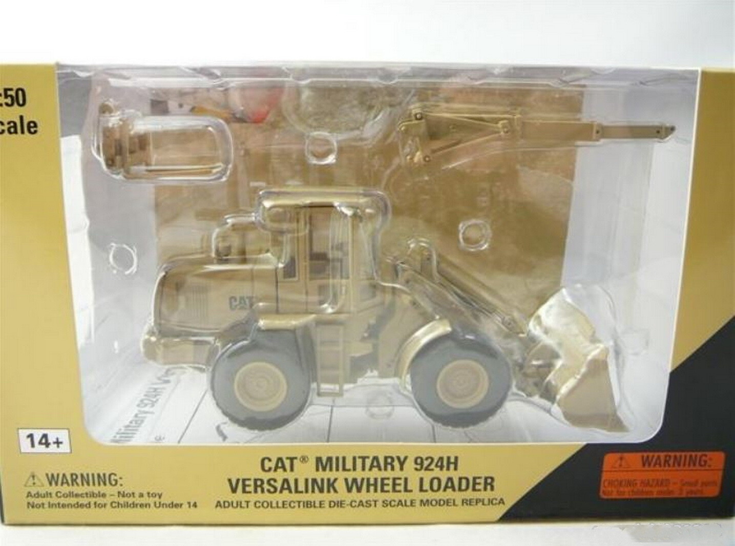 Norscot 1/50 CAT Military 924H Versalink Wheel Loader Diecast Model Toy ...
