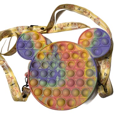 Mickey Purse Popit Fidget Toy Push Bubble Sensory Stress Relief ...
