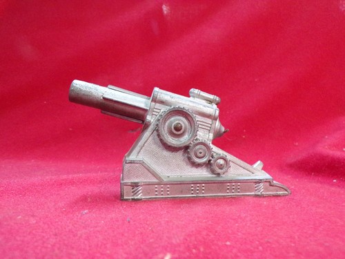 Vintage Diecast Silver Metal Cannon Toy, Spring Loaded , Made in USA~5 ...