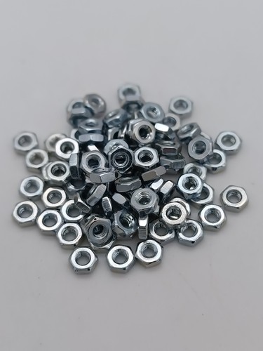 DIN 934 Sechskantmuttern Kl. 8 verzinkt Muttern M2 M3 M4 M5 M6 M8 - M30 ...