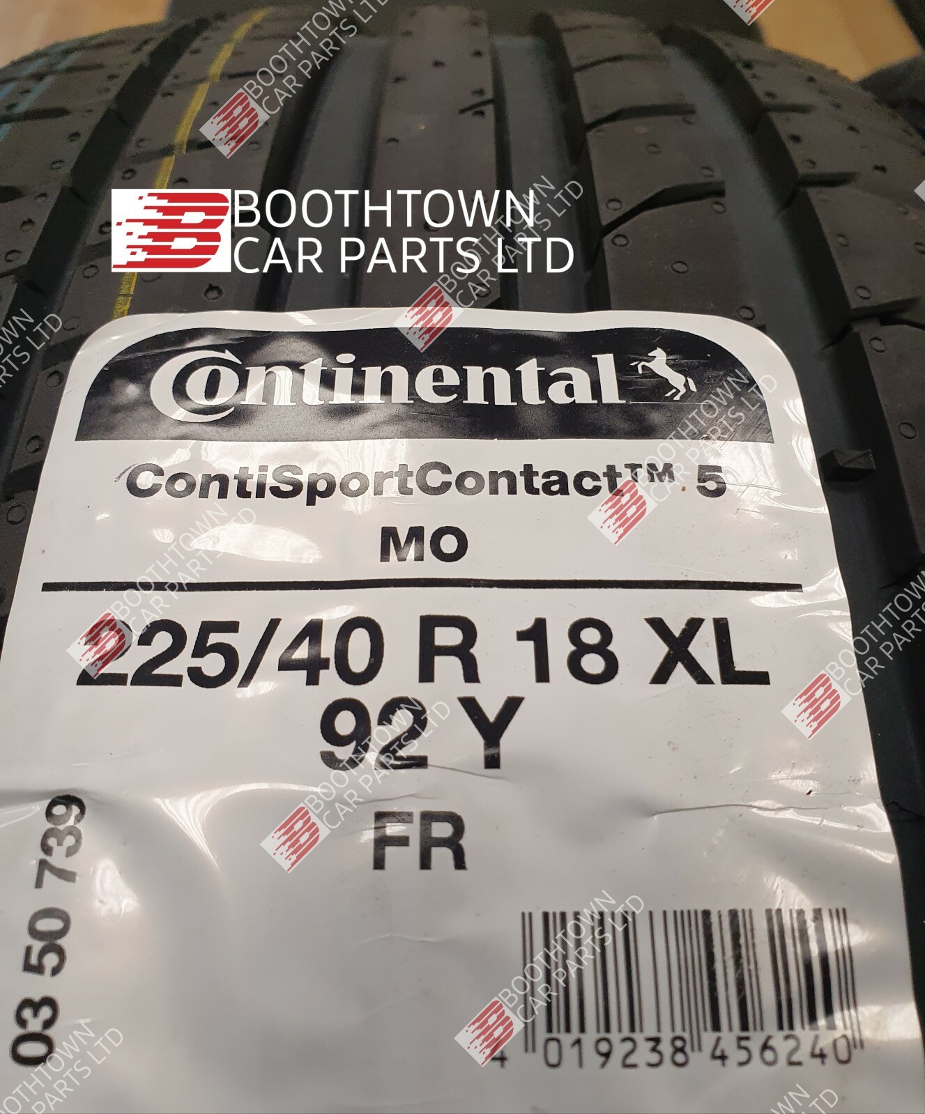 New 225 40 18 CONTINENTAL SPRT CONTACT 5 MO 92Y XL 225/40R18 2254018 (2 ...
