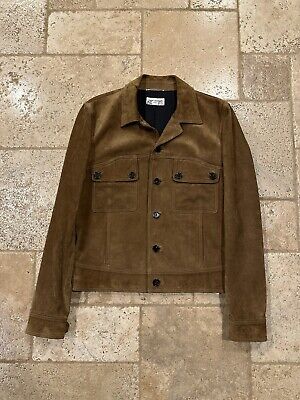Saint Laurent Paris 2019 Brown Suede Leather Jacket | eBay Saint Laurent Paris 2019 Brown Suede Leather Jacket | eBay