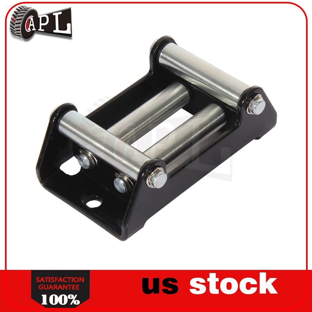 1X Winch Roller Fairlead 4-1/4" 4 Way Roller Cable Guide Heavy Duty | eBay