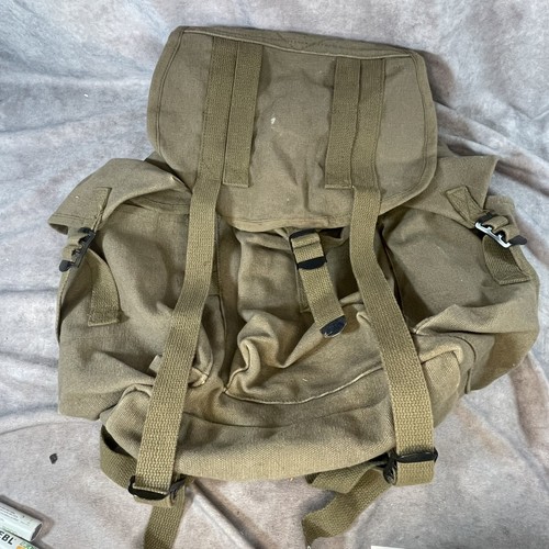 Rucksack Vintage Army Canvas Mini Alice pack Vietnam QM Item 730-1976 ...
