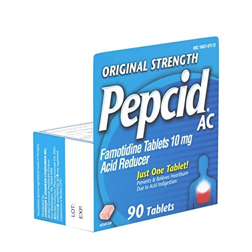 Pepcid AC Original Strength Heartburn Relief Tablets 90 Count ...
