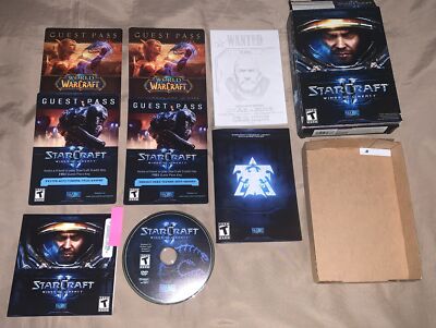 Starcraft 2 Wings Of Liberty PC Small Box Complete with authentication ...