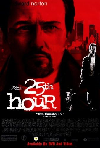 25th Hour Poster B 27x40 Edward Norton Philip Seymour Hoffman Barry ...