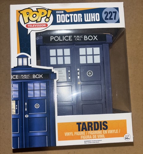 NEW Doctor Who Funko Pop Tardis 227 Rare 6 inch Version Dalek Cybermen ...