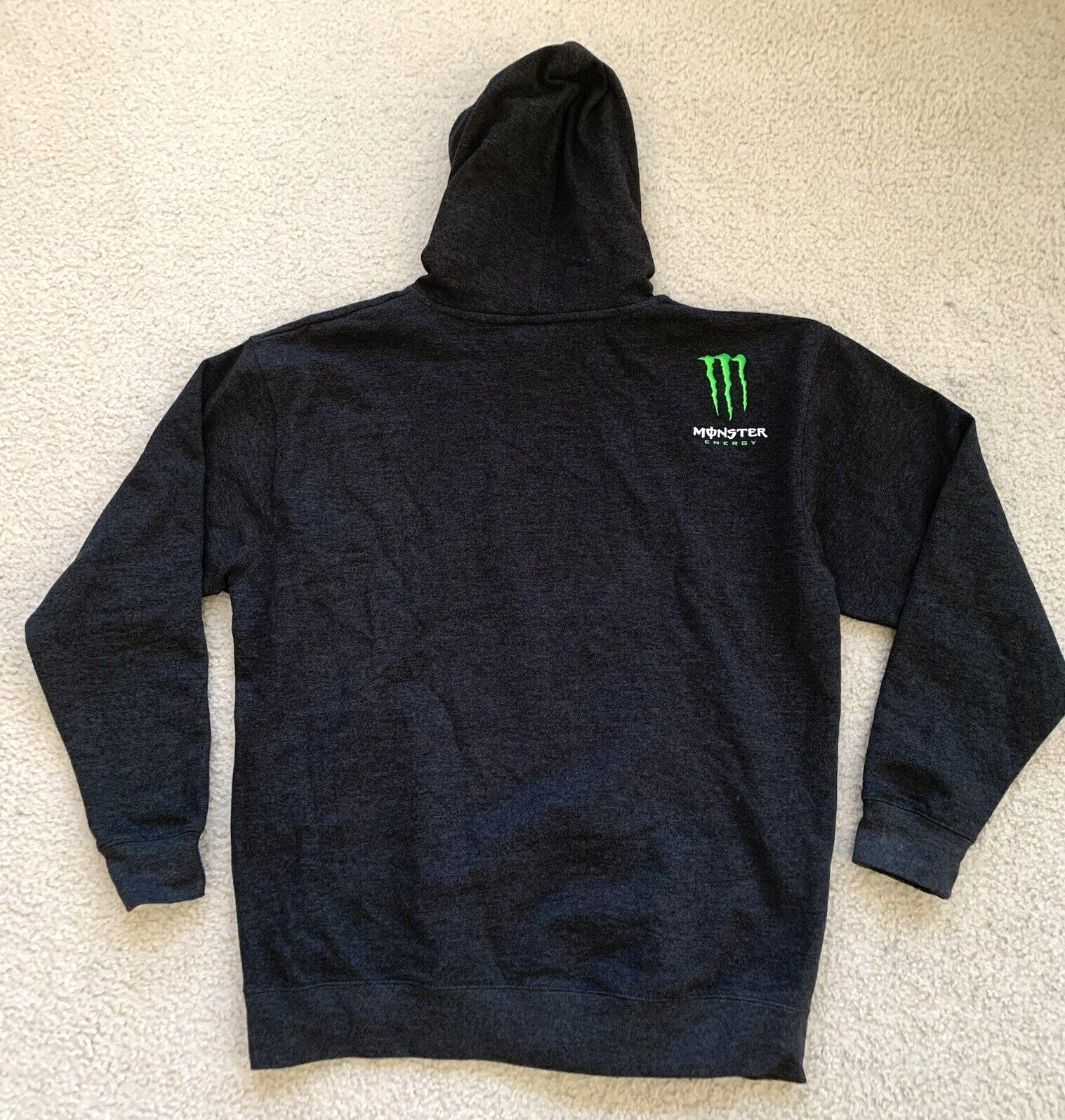 Monster Energy Drink Pullover Hoodie Men’s XL Gray - Gem