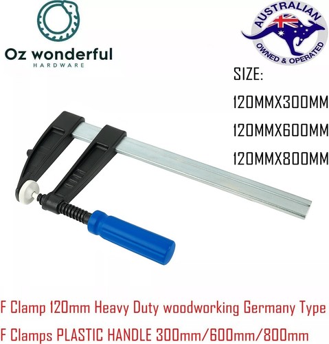 F Clamp 120mm Heavy Duty woodworking Germany Type F Clamps PLASTIC ...