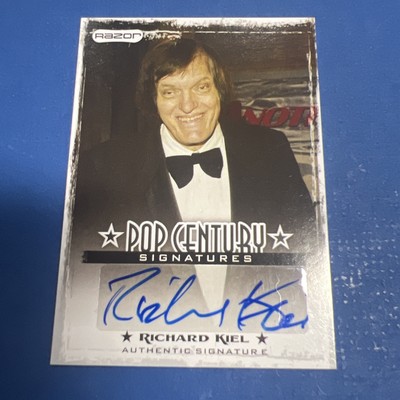 RICHARD KIEL 2010 RAZOR POP CENTURY SIGNATURES JAMES BOND AUTOGRAPH ...