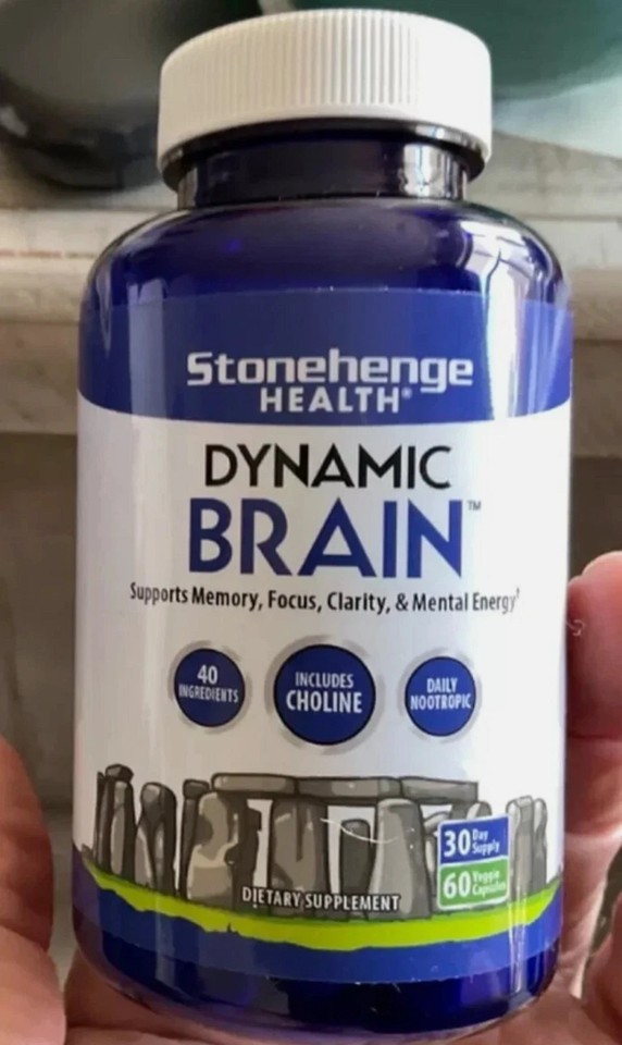 Dynamic Brain Supplement – Focus, Memory & Clarity Support, 60 Capsules ...