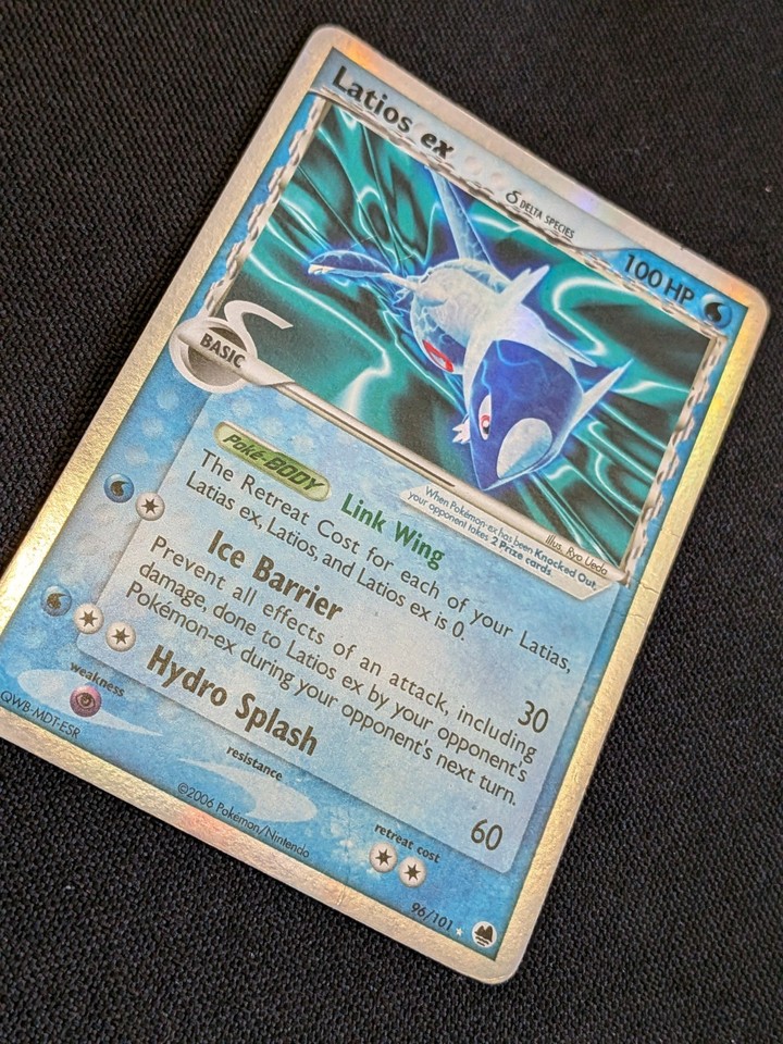 Pokémon Latios EX Dragon Frontiers Holo Rare Card 96/101 Delta Species ...