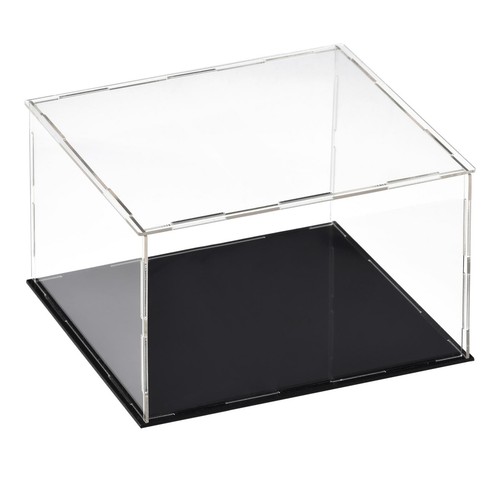Acrylic Clear Display Case Box Dustproof Protection Showcase 30x30x20cm ...