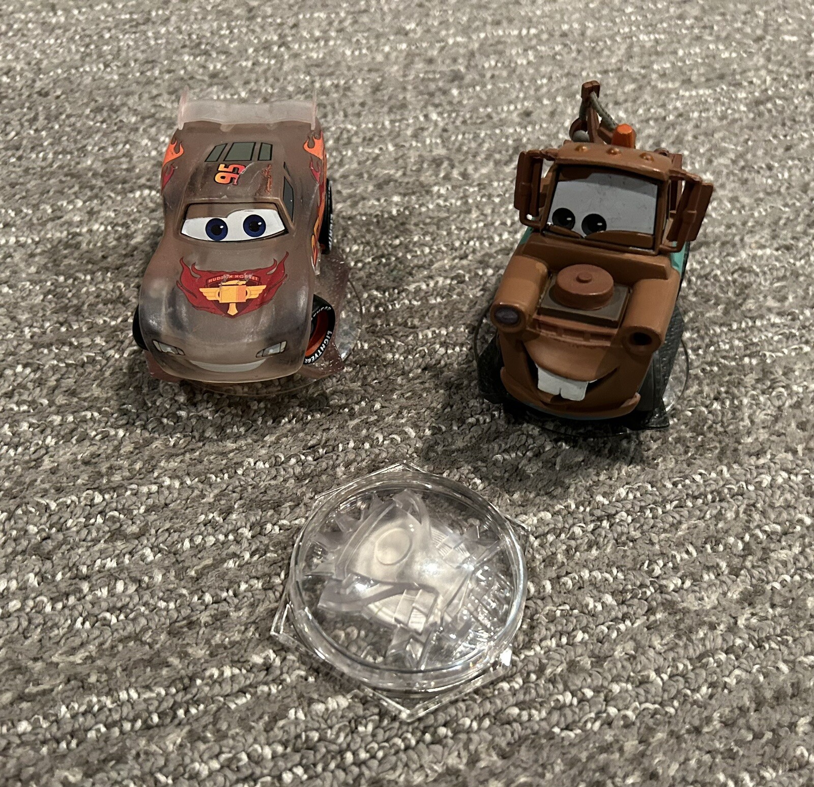 Disney Infinity Pixar Cars Lightning Tow Mater & Piston Crystal | eBay