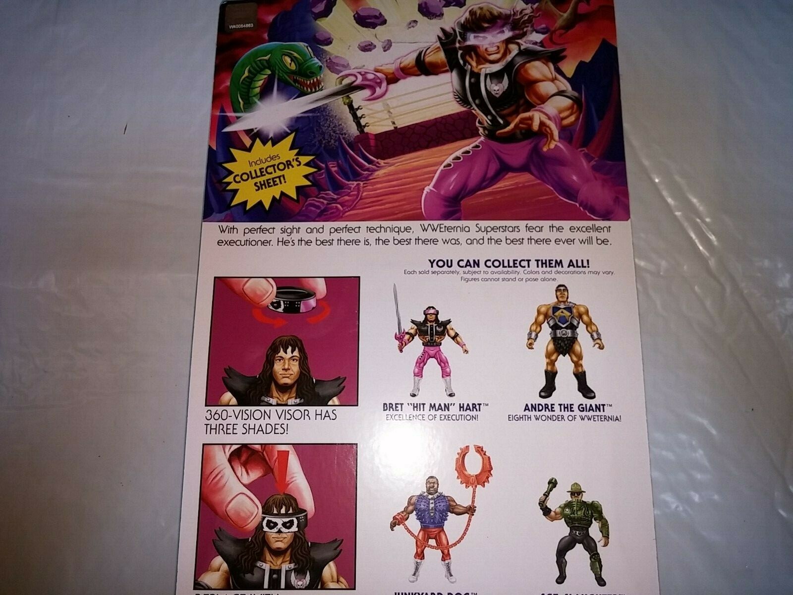 Masters of the WWE Universe Bret Hit Man Hart Action Figure Mattel MOTU