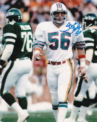 STEVE TOWLE MIAMI DOLPHINS ACTION SIGNED 8X10 | eBay