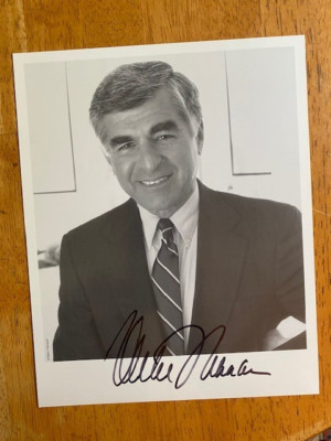 Michael Dukakis 8X10 BW signed photo | eBay