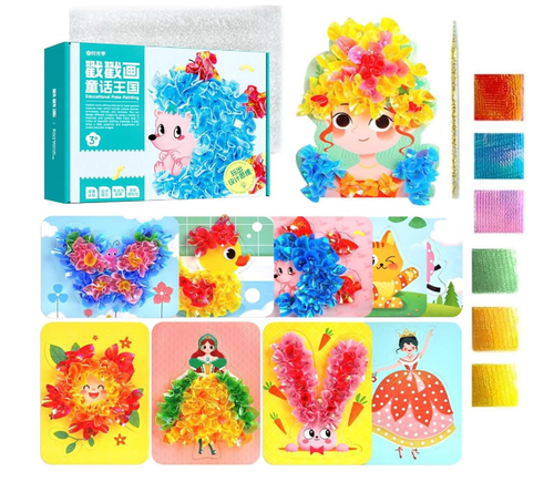 Poke Art DIY Toys Creativity Painting Kits Arts and Crafts set for kids ...