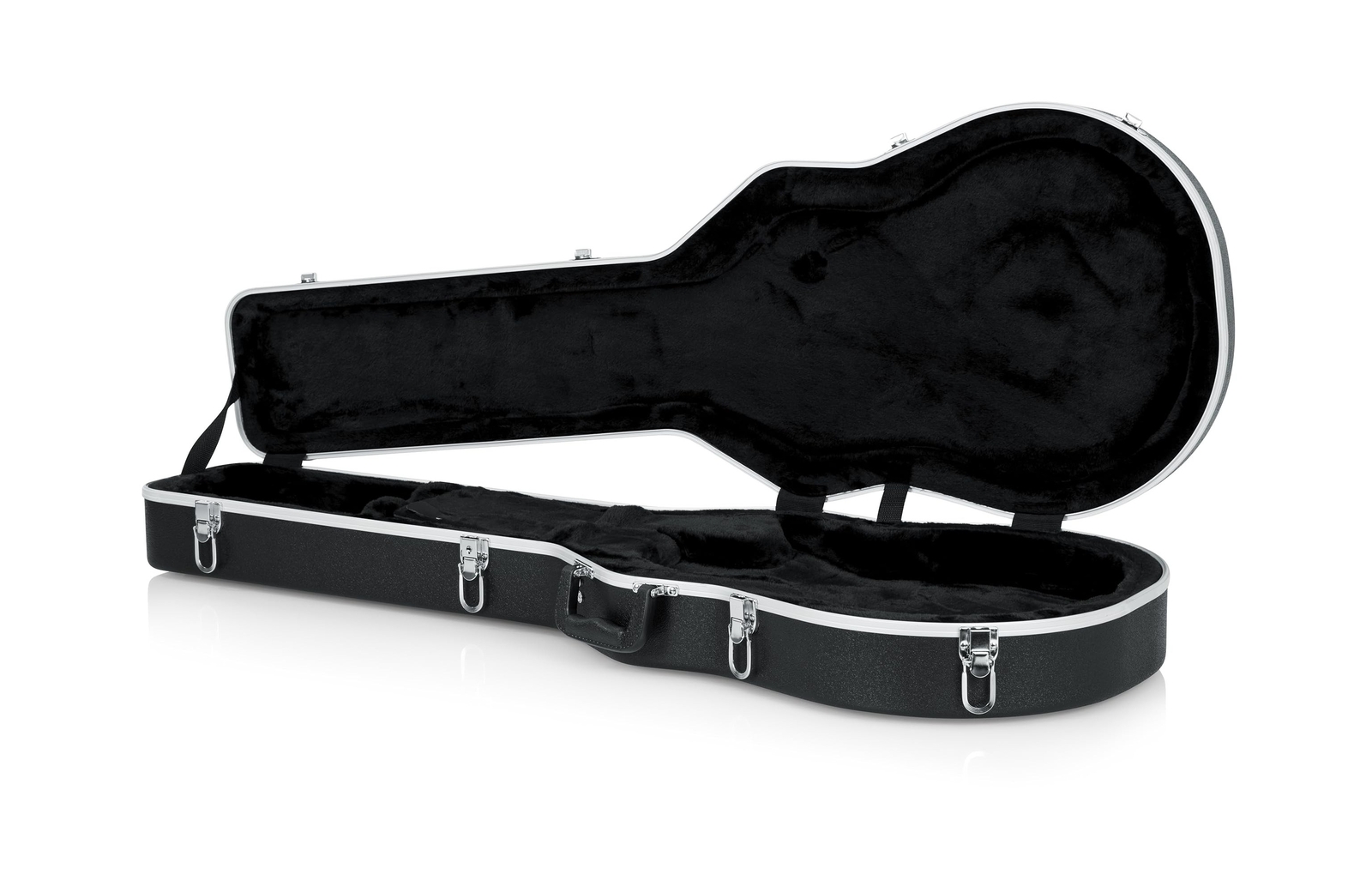 Gator Cases Deluxe ABS Molded Case for Les Pauls Guitars,Black Les Paul ...