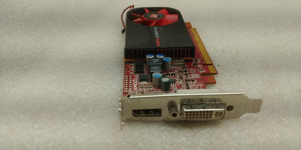 ATI FirePro 3D V3800 512MB GDDR3 LP PCIe Video Graphics Card GPU Low ...