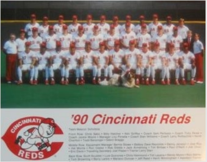 1990 Cincinnati Reds World Series Champions Team.PNG 8x10 Picture ...