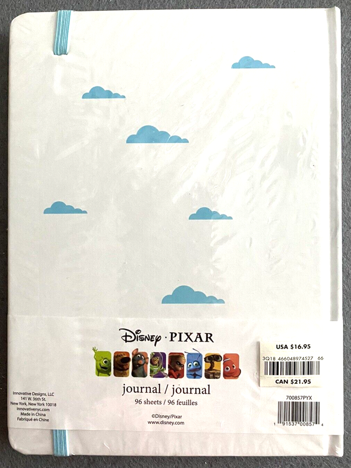 Disney Pixar UP Blank Journal "Adventure Is Out There" Russell NEW ...