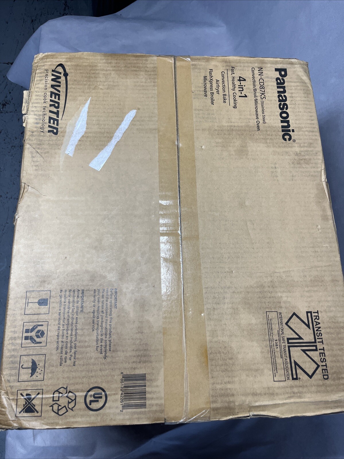 Panasonic NN-CD87KS 1000W 4-in-1 Microwave Oven - Silver for sale ...