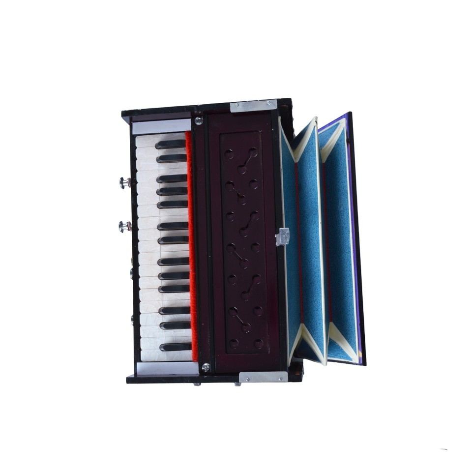 Indian Musical Instrument Harmonium 32 keys 4 Stopper Double Kail Wood ...