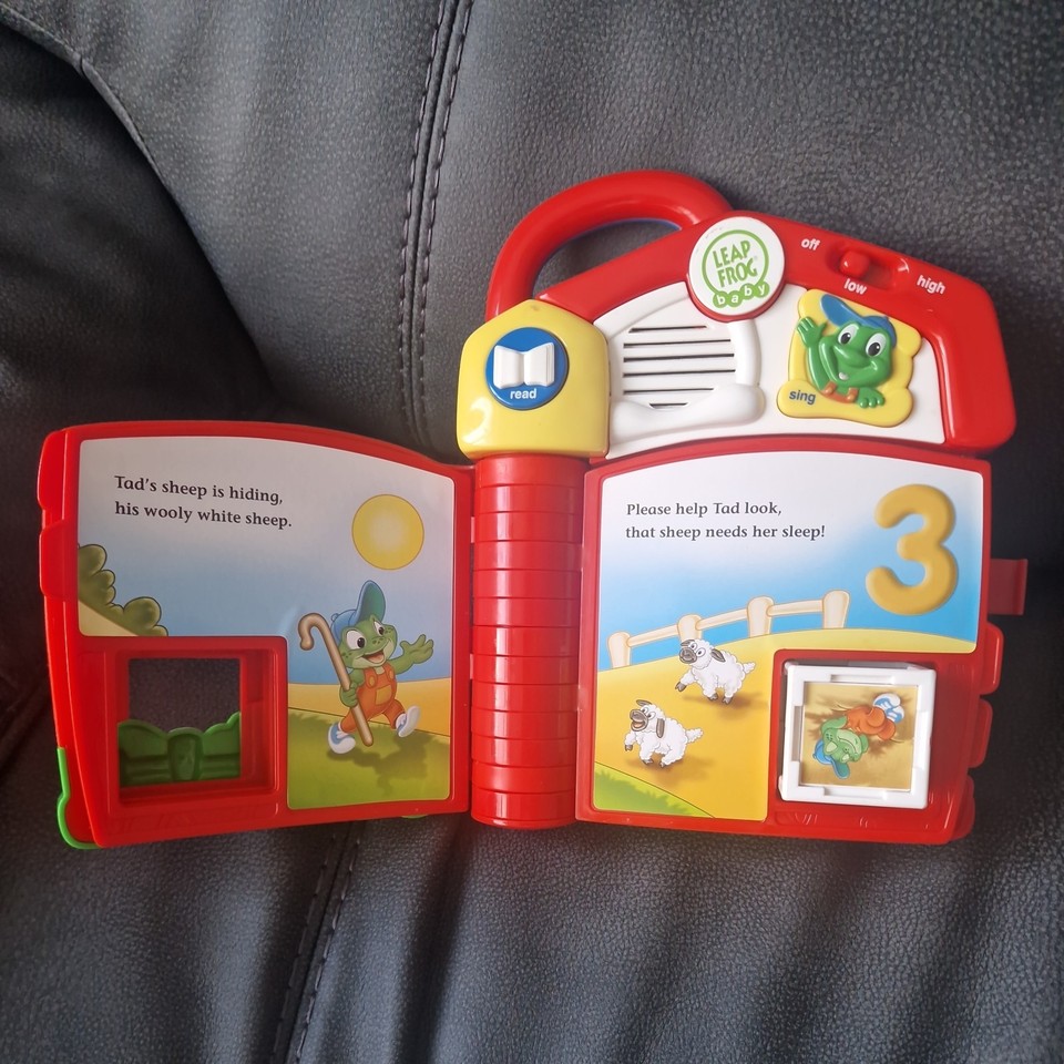 Leap Frog Tads Counting Farm Block Book Sounds Learning Damaged | eBay UK