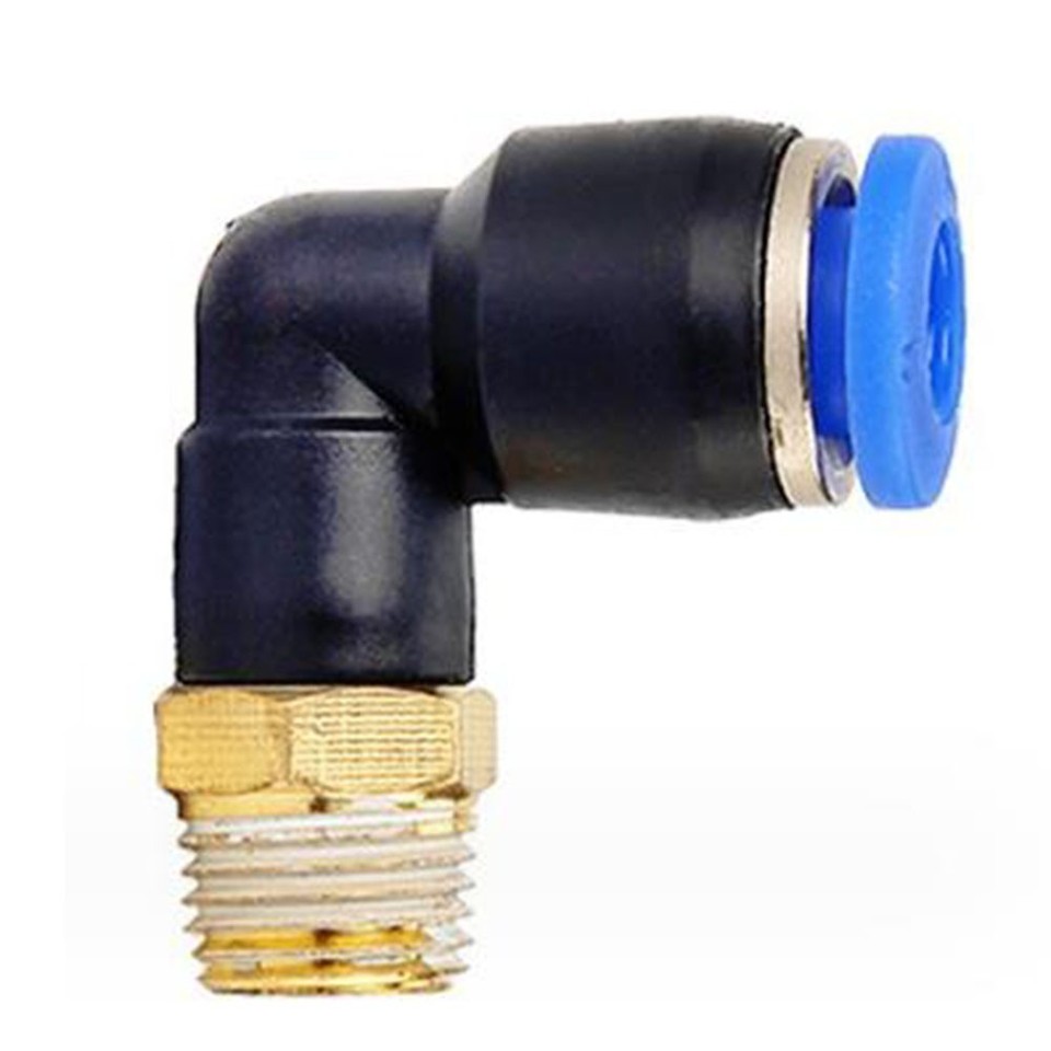 10PCS 6MM Pneumatic Fitting for Push to Connect 14 18 NPT Male Swivel L ...