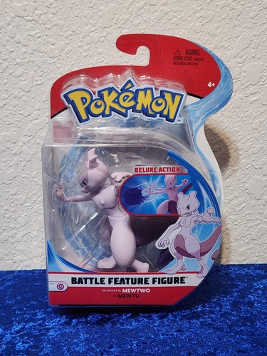 Pokemon Mewtwo Battle Feature Figure Deluxe Action 4.5 Inch ~ NIB ...