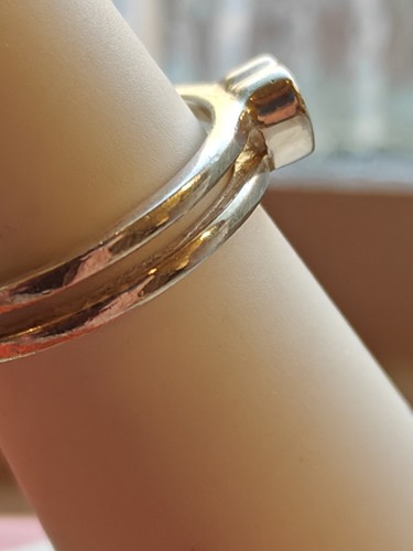 Delicate Double Banded Sterling Silver 925 Turquoise Inlay Heart Ring Size 6 | eBay