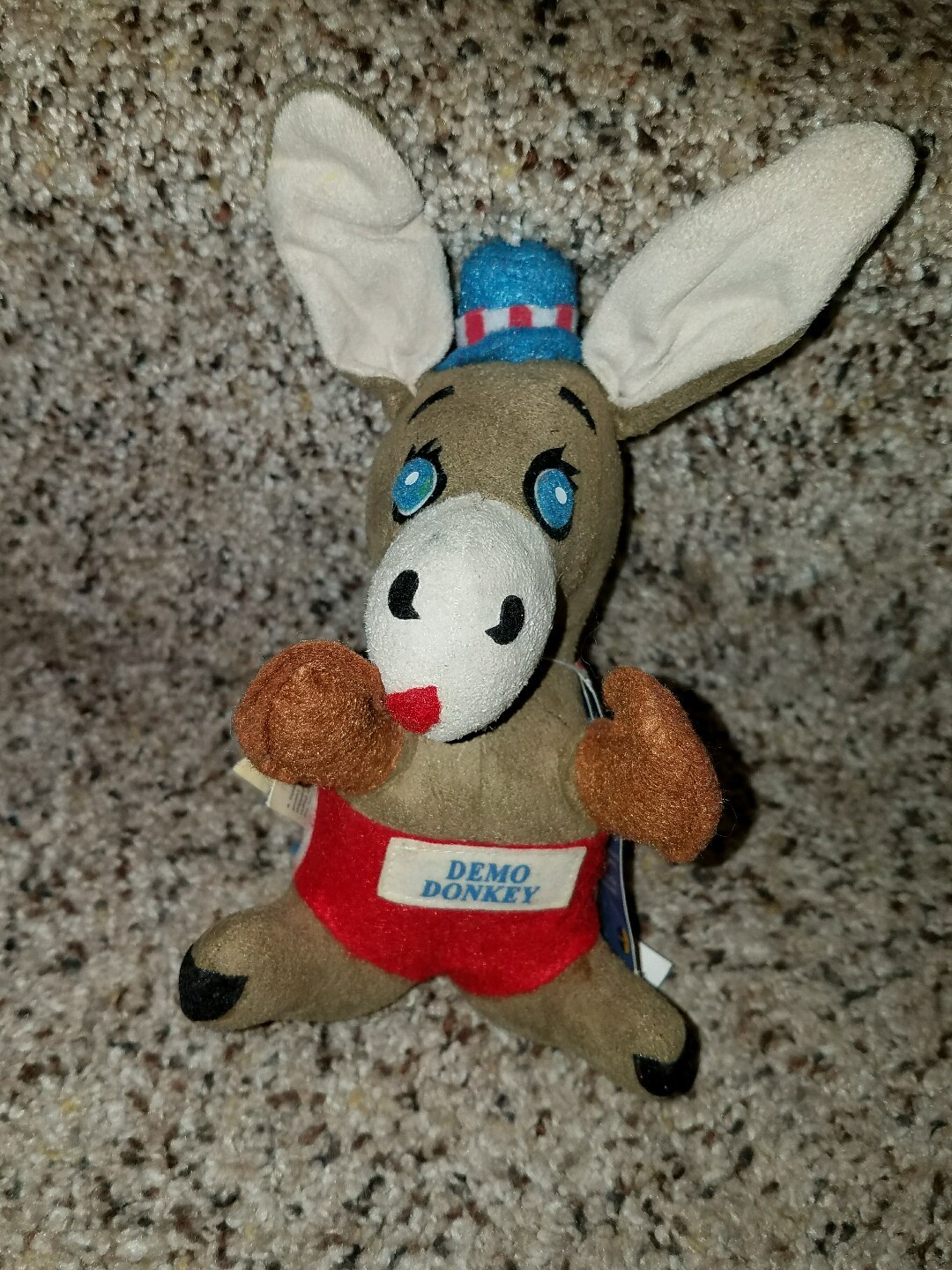 Demo Donkey Political democrat Doll plush Dakin Dream Pets Voting ...