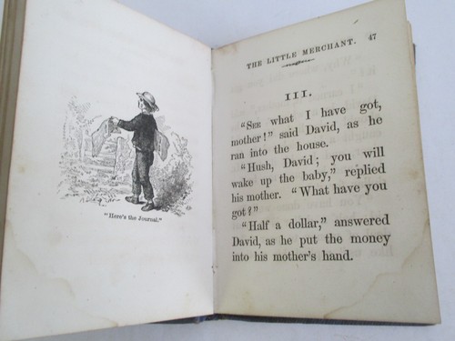 THE LITTLE MERCHANT by Oliver Optic, 1863 Illustrated | eBay UK